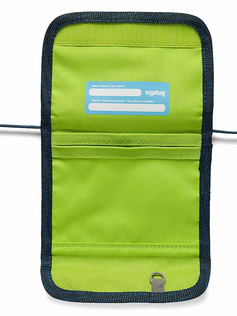 ERGOBAG Brustbeutel RobotBär blau