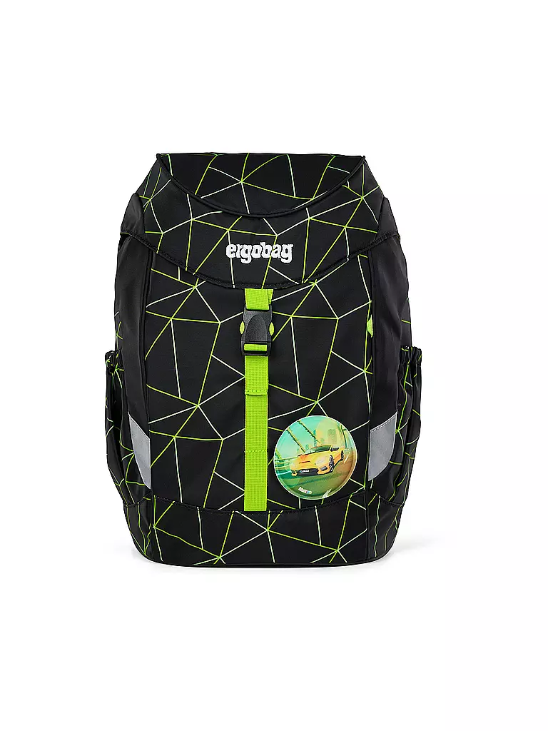 ERGOBAG Kinder Rucksack MINI CyBär Race schwarz