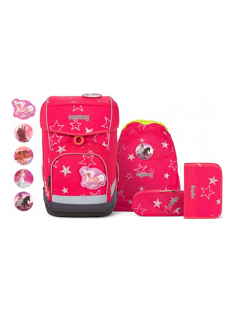 ERGOBAG Schultaschen-Set 5-tlg. "Cubo Light - CinBärella" pink