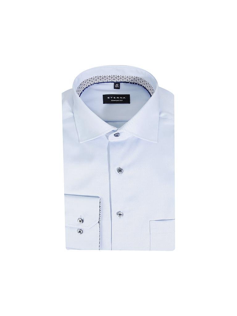 ETERNA Hemd Comfort Fit blau