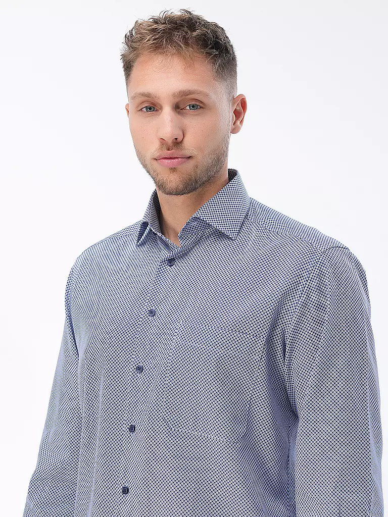 ETERNA Hemd Comfort Fit blau