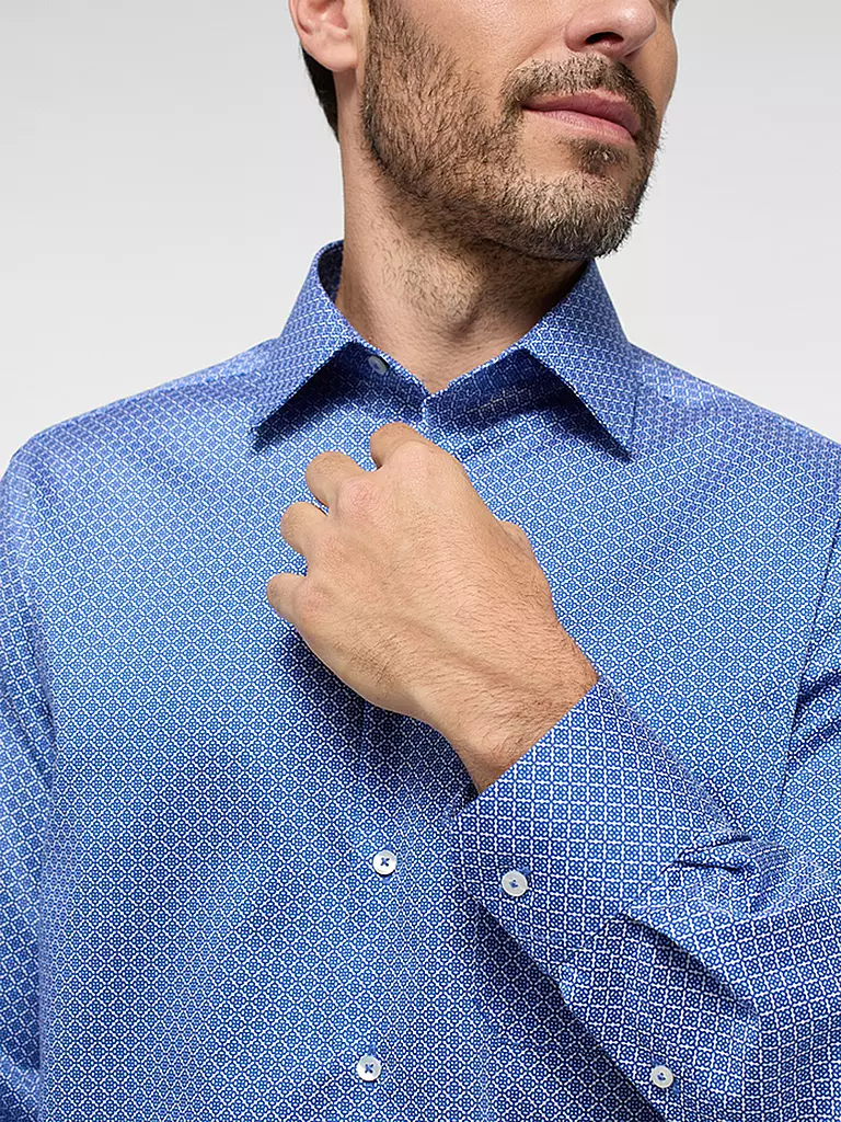 ETERNA Hemd Comfort Fit blau