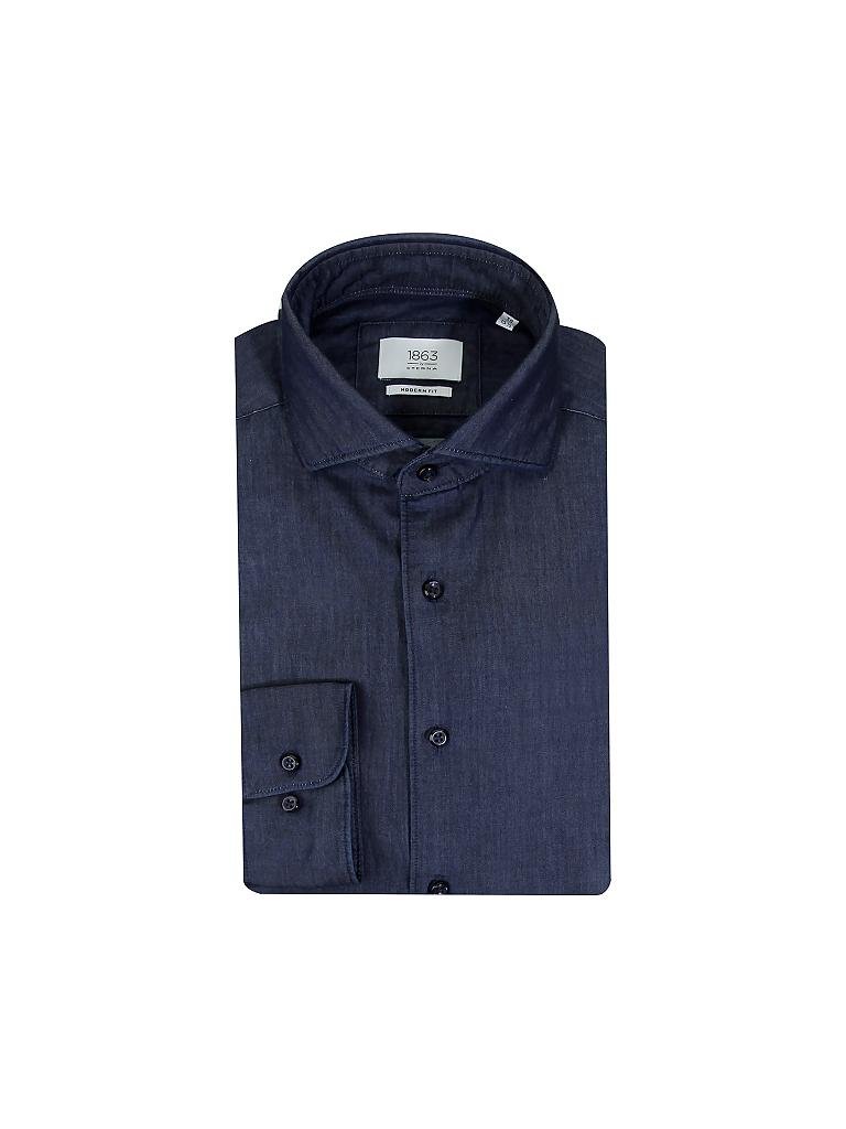 ETERNA Hemd Modern Fit blau