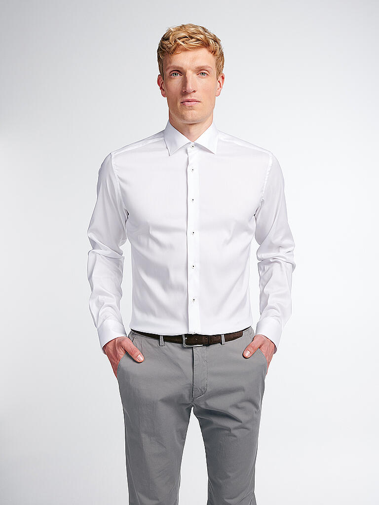 ETERNA Hemd Slim Fit Performance weiß