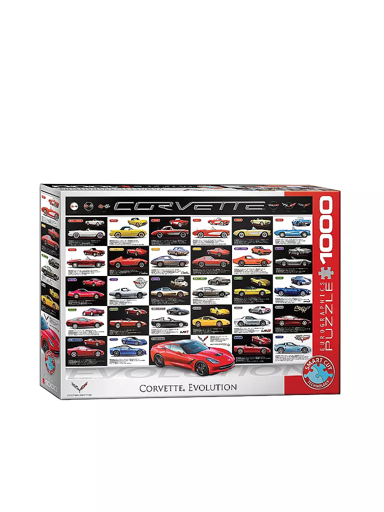 EUROGRAPHICS Puzzle - Corvette Evolution 1000 Teile keine Farbe