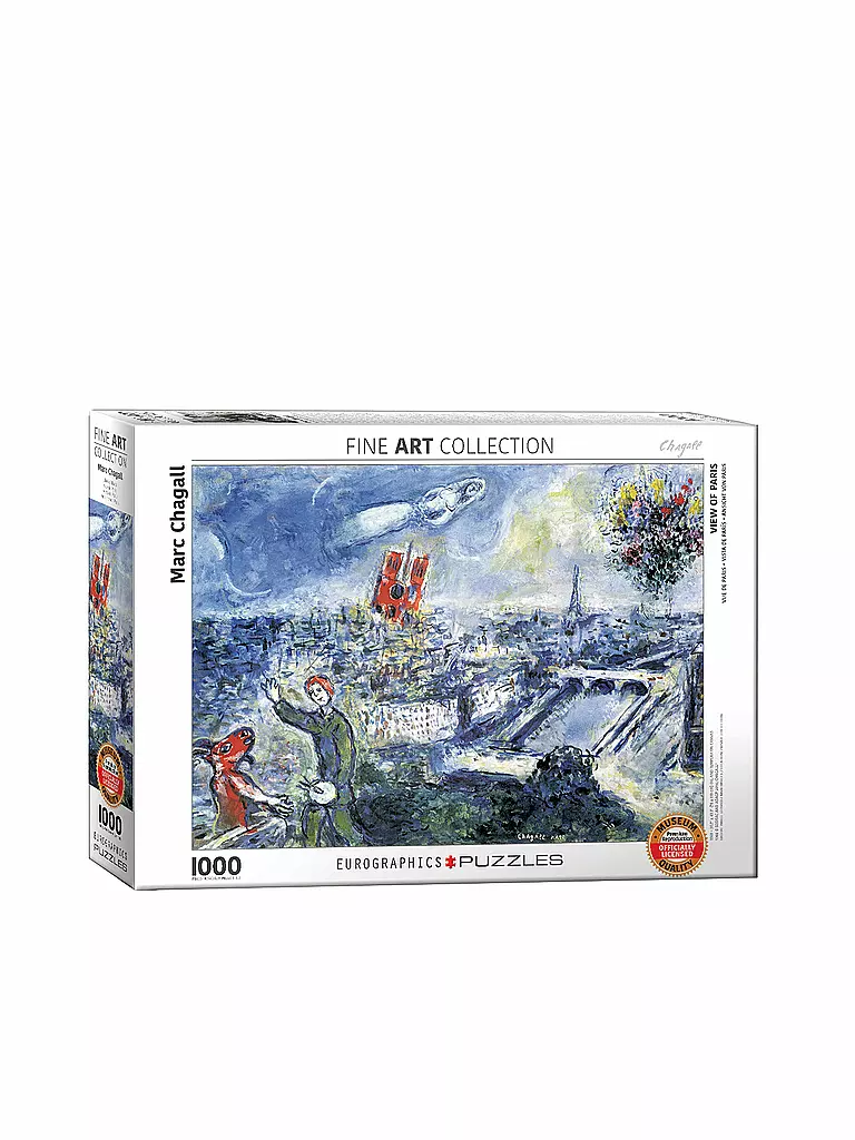 EUROGRAPHICS Puzzle - Le Bouquet de Paris by Chagall (1000 Teile) bunt