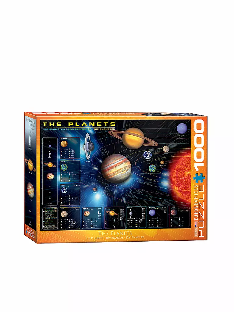 EUROGRAPHICS Puzzle - The Planets (1000 Teile) bunt