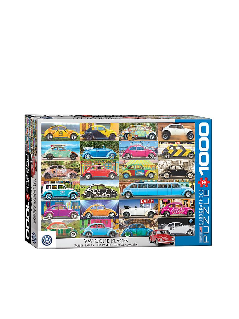 EUROGRAPHICS Puzzle - VW Beetle gone Places (1000 Teile) bunt