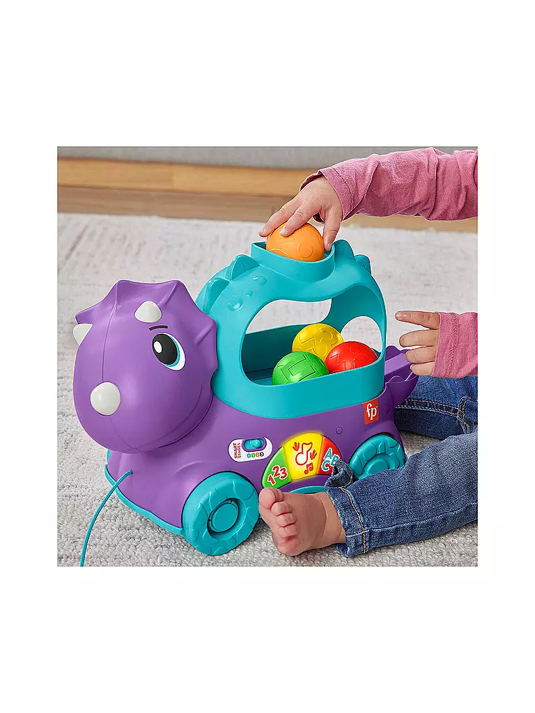 FISHER PRICE Bällespaß Nachzieh-Dino keine Farbe