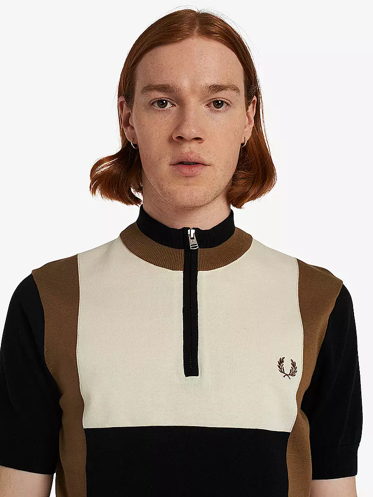 FRED PERRY Pullover creme