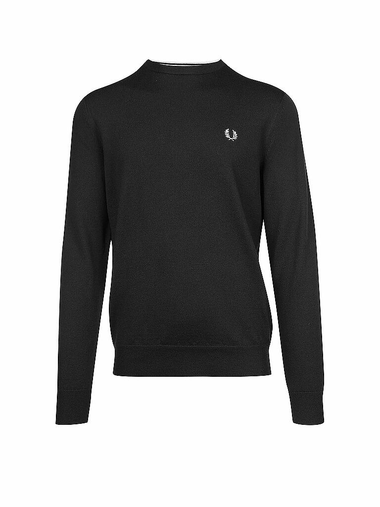 FRED PERRY Pullover schwarz