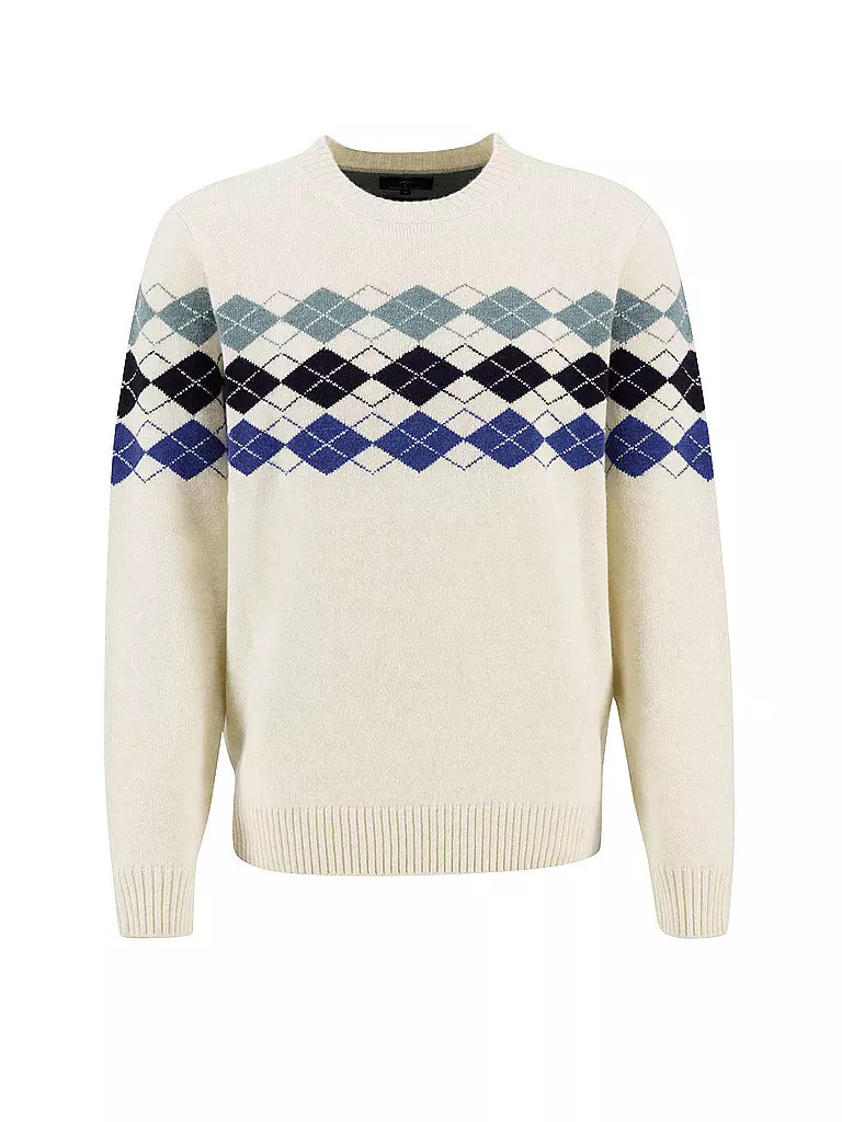 FYNCH HATTON Pullover weiss