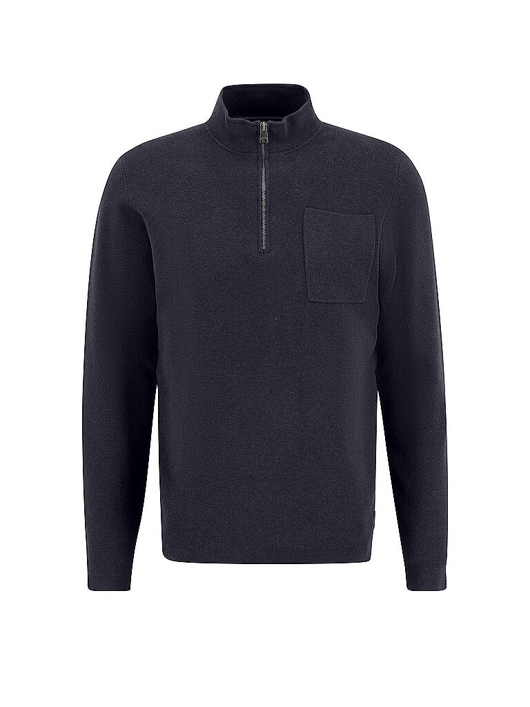 FYNCH HATTON Troyer Pullover dunkelblau