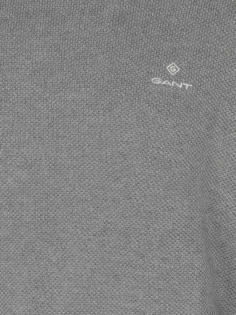 GANT Pullover Regular Fit grau