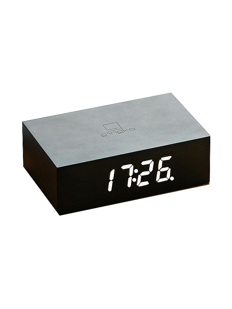 GINGKO Flip Click Clock Black schwarz
