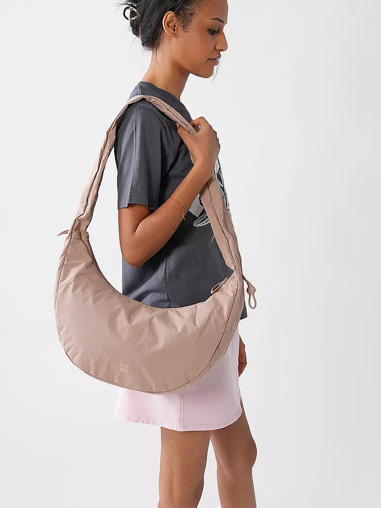 GOT BAG Tasche - Umhängetasche MOON BAG RUFFLE hellbraun