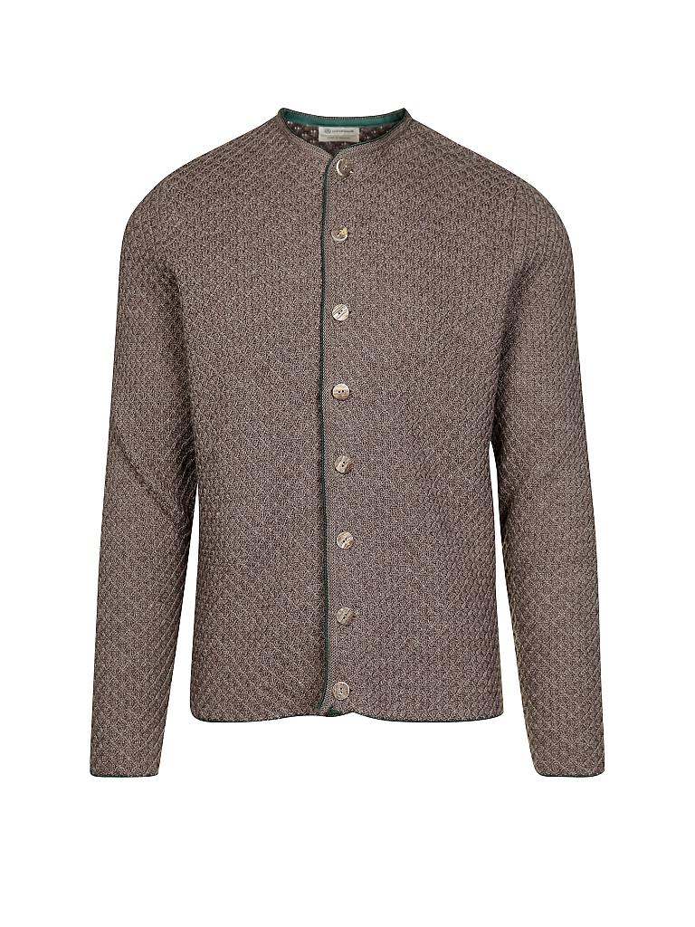 GOTTSEIDANK Strickjacke "Xaver" braun
