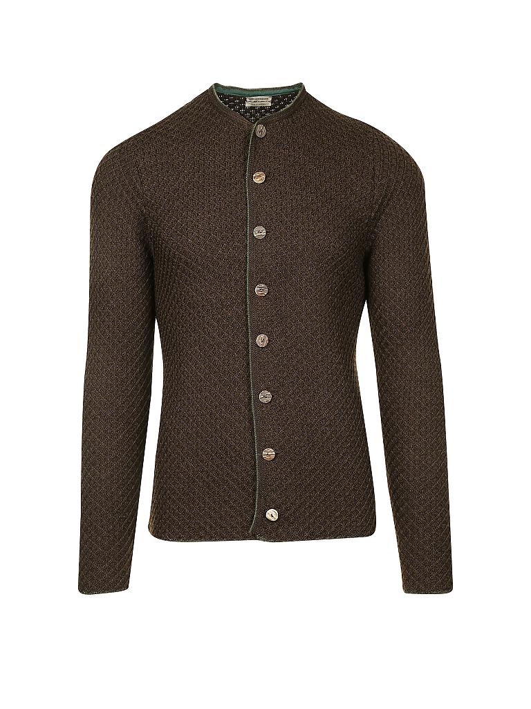 GOTTSEIDANK Strickjacke "Xaver" braun