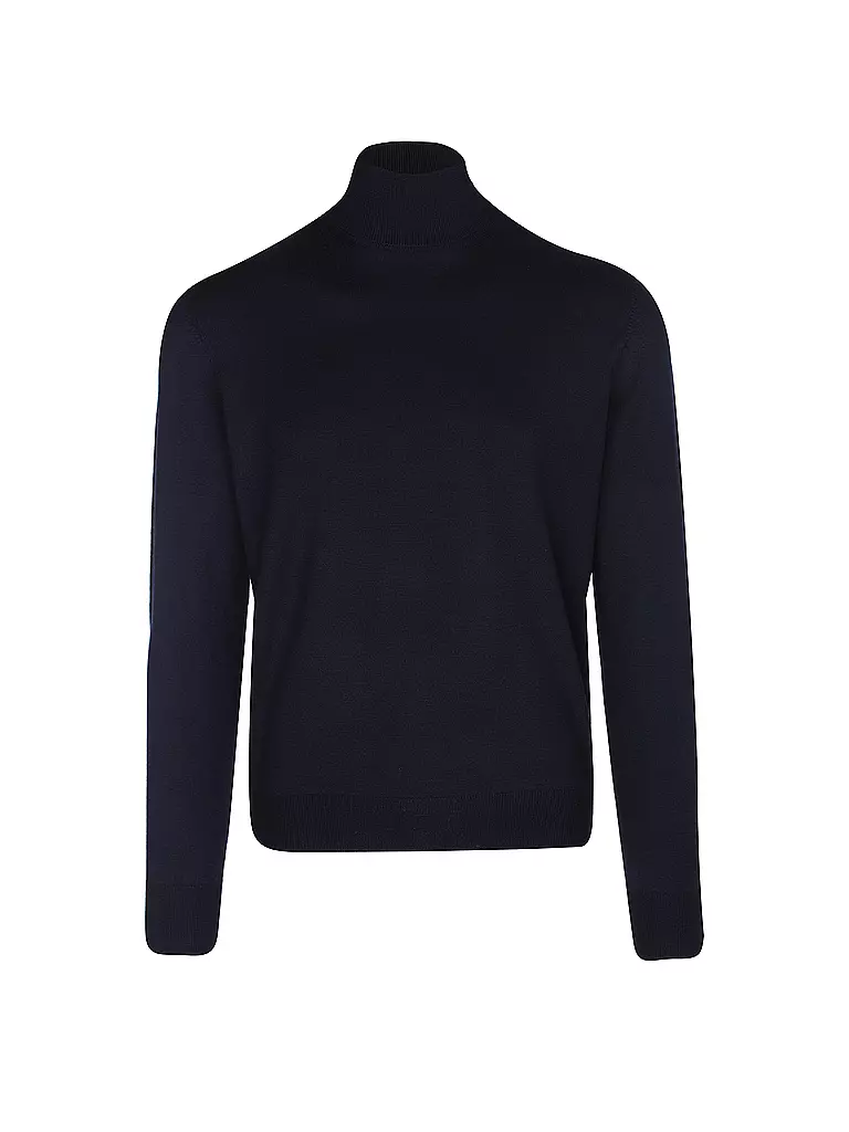 GRAN SASSO Rollkragenpullover blau