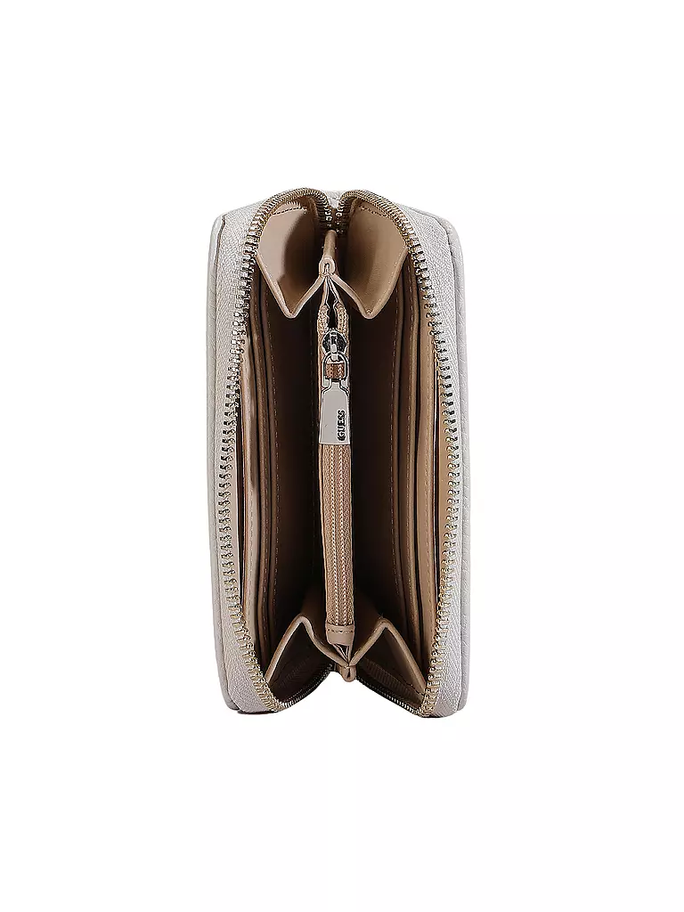 GUESS Geldbörse BRENTON Medium weiss