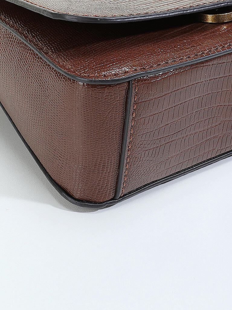 GUESS Mini Bag Tullia in Leder Optik braun