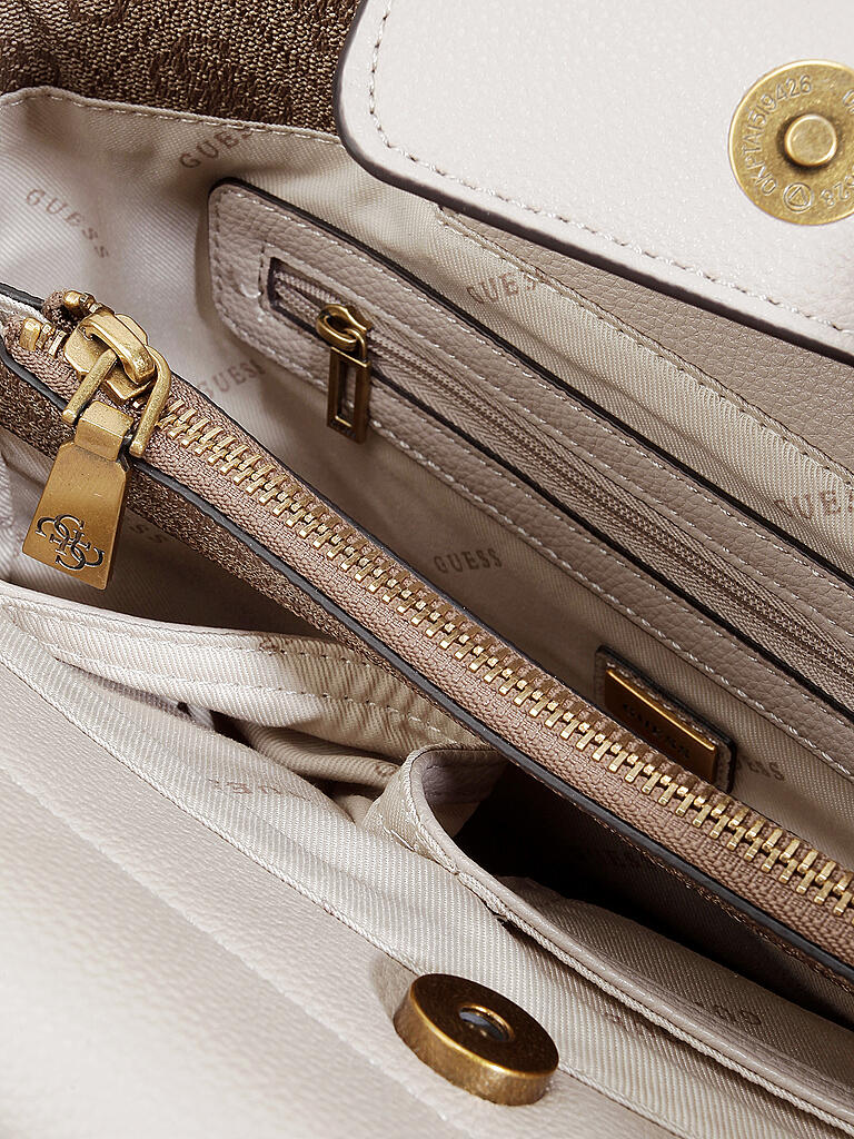 GUESS Tasche - Henkeltasche " Valy " beige