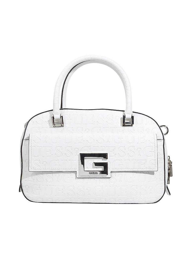 GUESS Tasche - Henkeltasche "Brightside" weiß