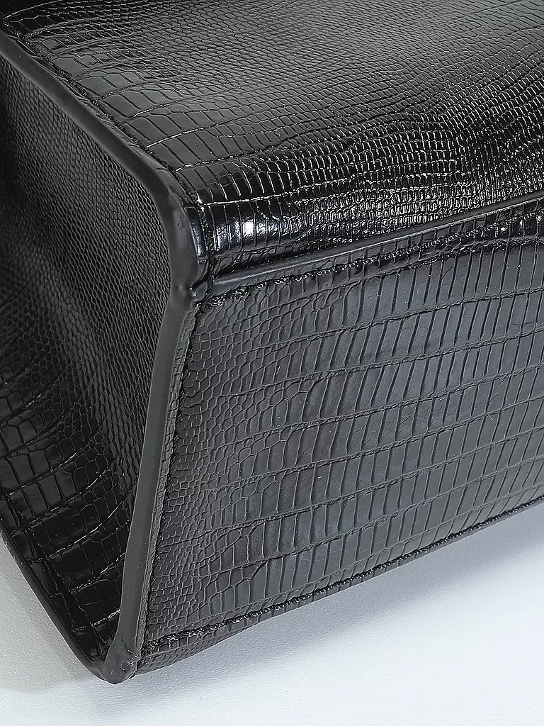 GUESS Umhängetasche Tullia Kroko schwarz