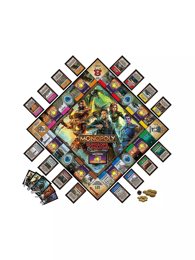 HASBRO Brettspiel - Monopoly Dungeons & Dragons: Ehre unter Dieben ...