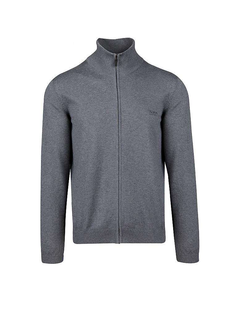 HUGO BOSS Weste Regular-Fit "Bastian 4" grau