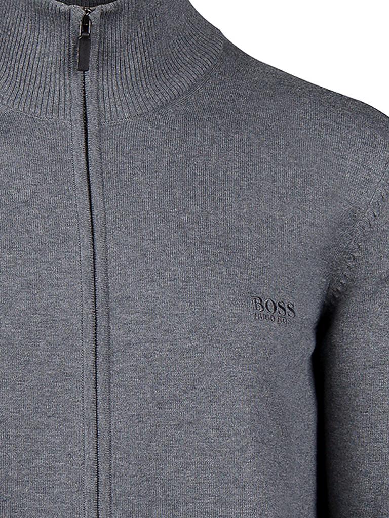 HUGO BOSS Weste Regular-Fit "Bastian 4" grau