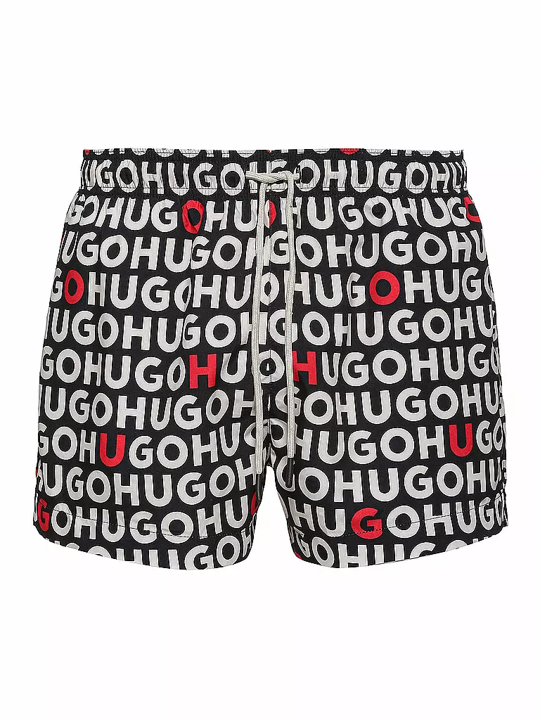 HUGO Badeshorts Tortuga schwarz