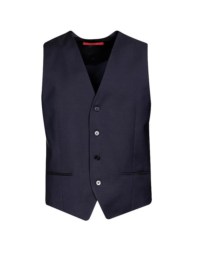 HUGO Gilet Slim-Fit "Wel" blau