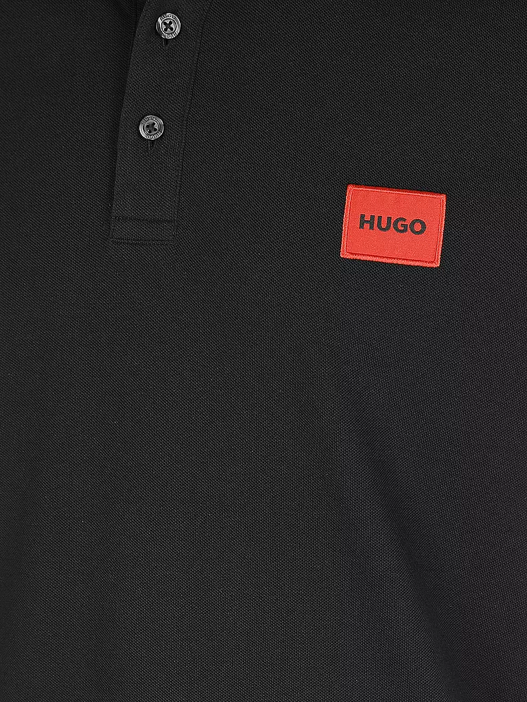 HUGO Poloshirt Deresino Slim Fit schwarz