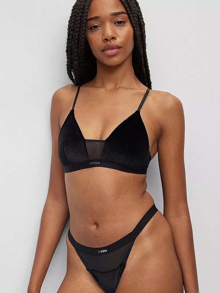 HUGO String black schwarz