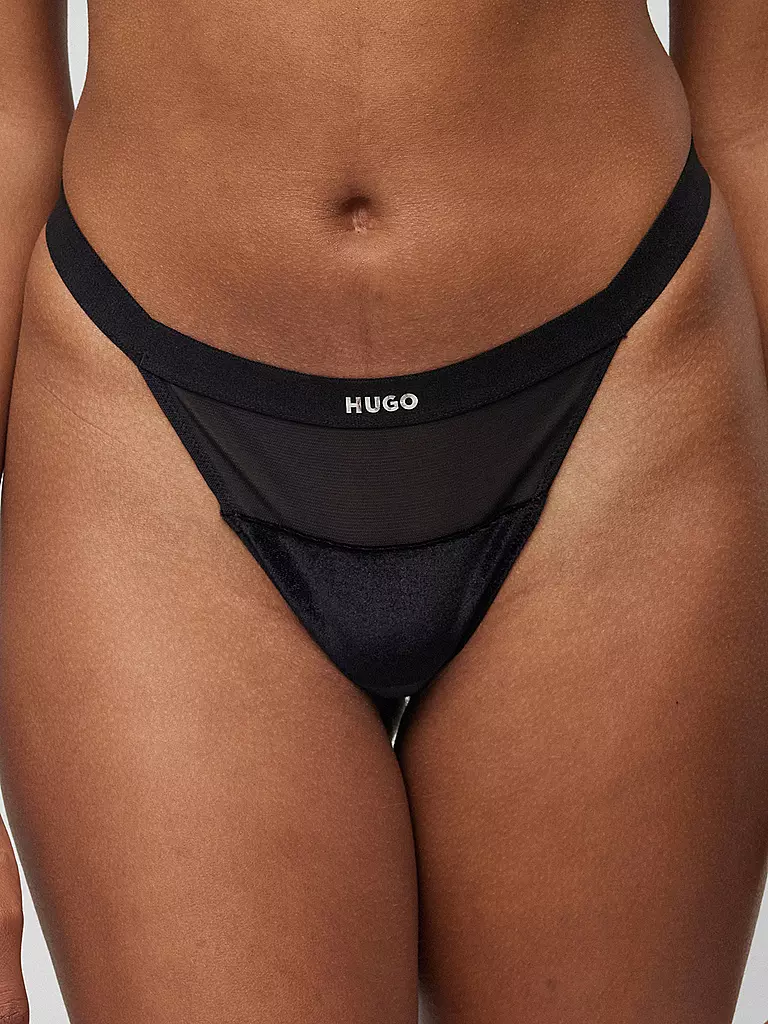 HUGO String black schwarz