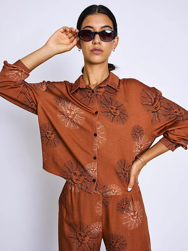 JAN N JUNE Bluse Sines orange