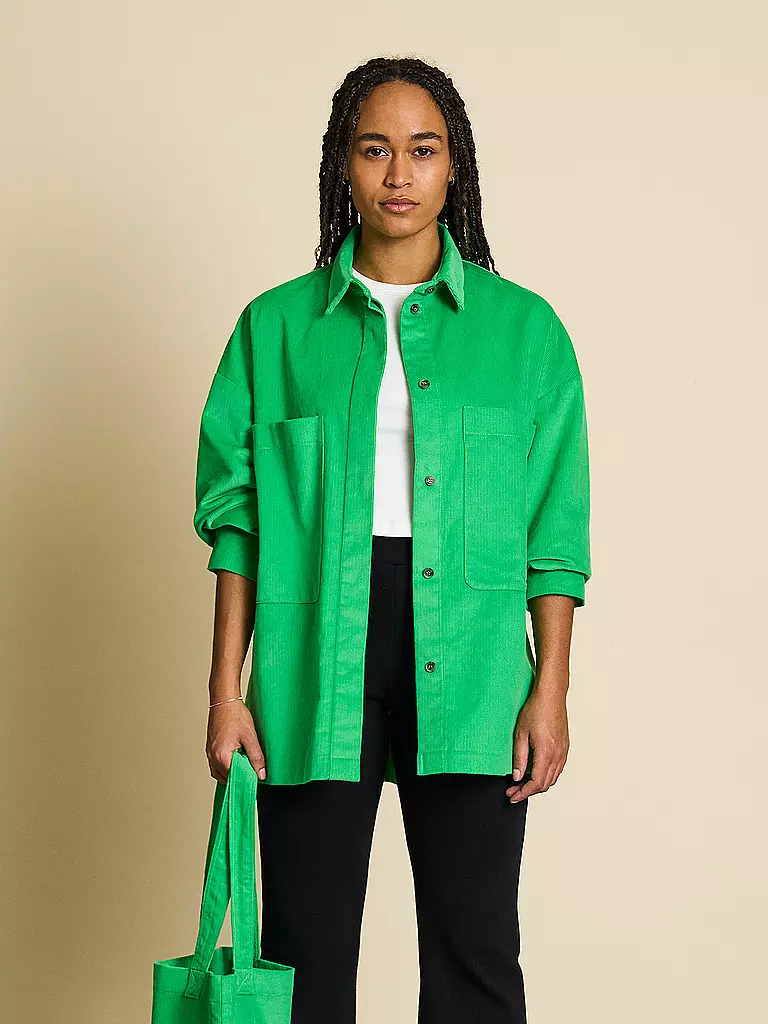 JAN N JUNE Overshirt UNA grün