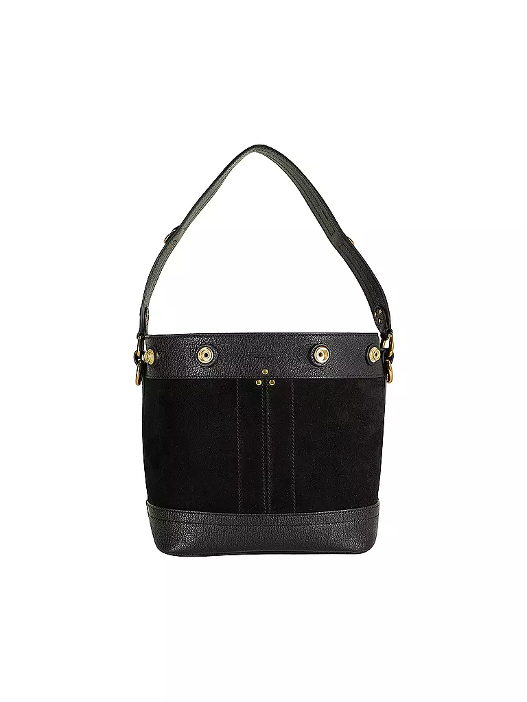 JEROME DREYFUSS Ledertasche - Bucket Bag BEN Small schwarz