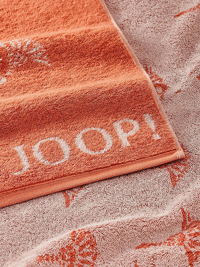 JOOP Gästetuch 30x50cm MOVE FADED CORNFLOWER Apricot orange