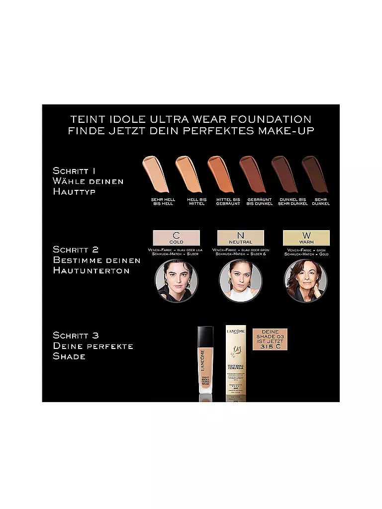 LANCÔME Teint Idole Ultra Wear Foundation 30ml ( 415W ) camel