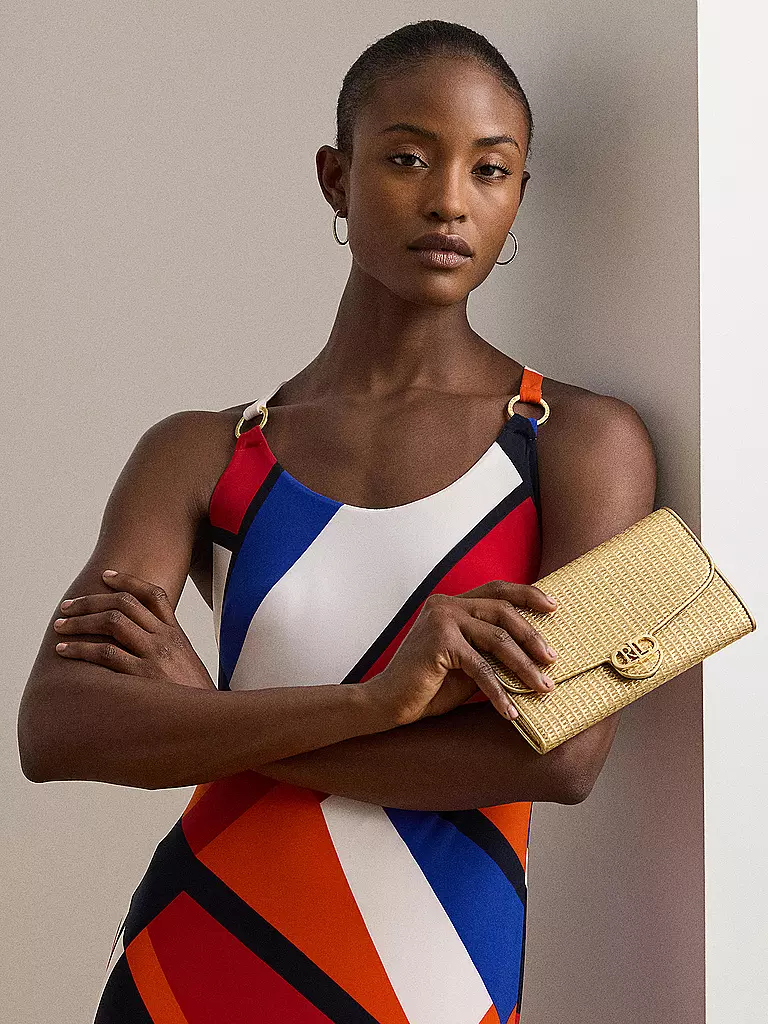 LAUREN RALPH LAUREN Ledertasche - Umhängetasche ADAIR Medium gold