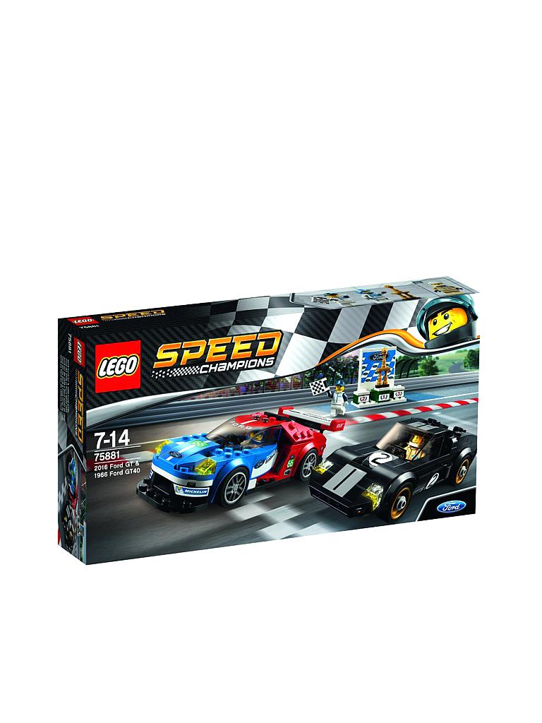 LEGO City - 2016 Ford GT und 1966 Ford GT40 Champions 75881 keine Farbe