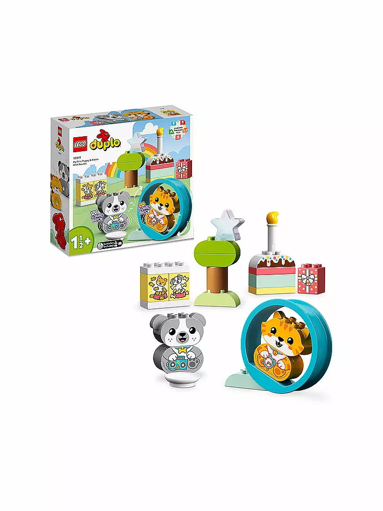 LEGO Duplo - Mein erstes Hündchen & Kätzchen – mit Ton 10977 keine Farbe
