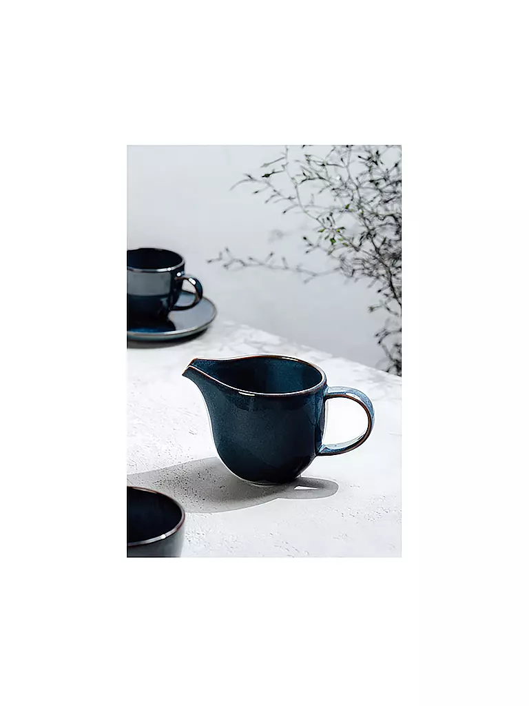 LIKE BY VILLEROY & BOCH Milchkännchen CRAFTED 200ml Denim dunkelblau