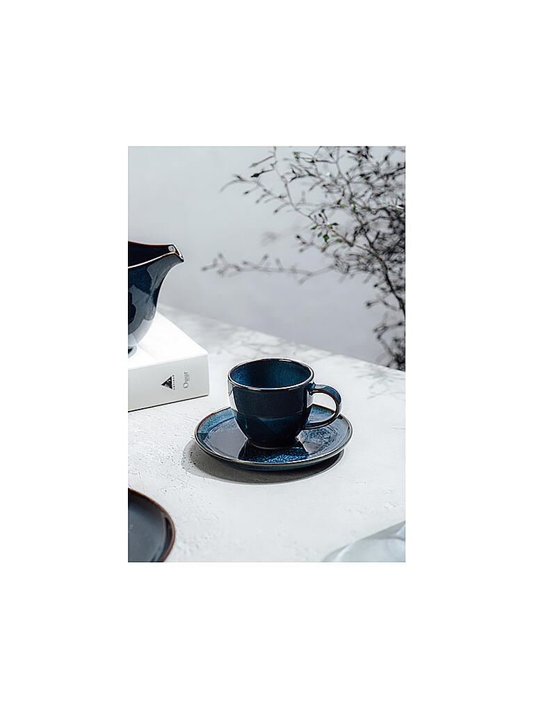 LIKE BY VILLEROY & BOCH Mokka-/Espresso Untertasse CRAFTED 12cm Denim dunkelblau