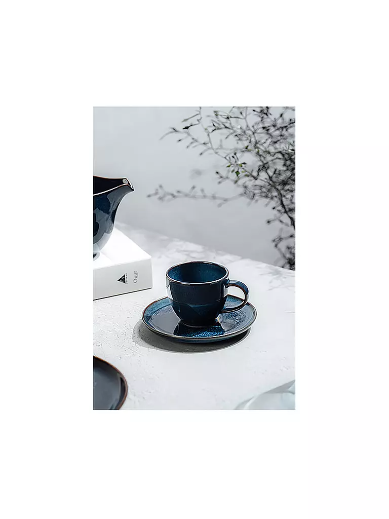 LIKE BY VILLEROY & BOCH Mokka-/Espresso Untertasse CRAFTED 12cm Denim dunkelblau