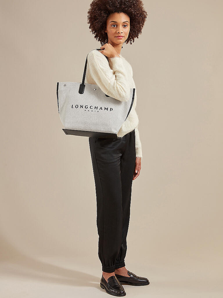 LONGCHAMP Essential Shopper L, Ecru beige