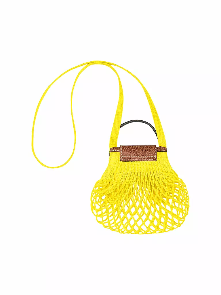LONGCHAMP Le Pliage Umhängetasche XS, Lemon gelb
