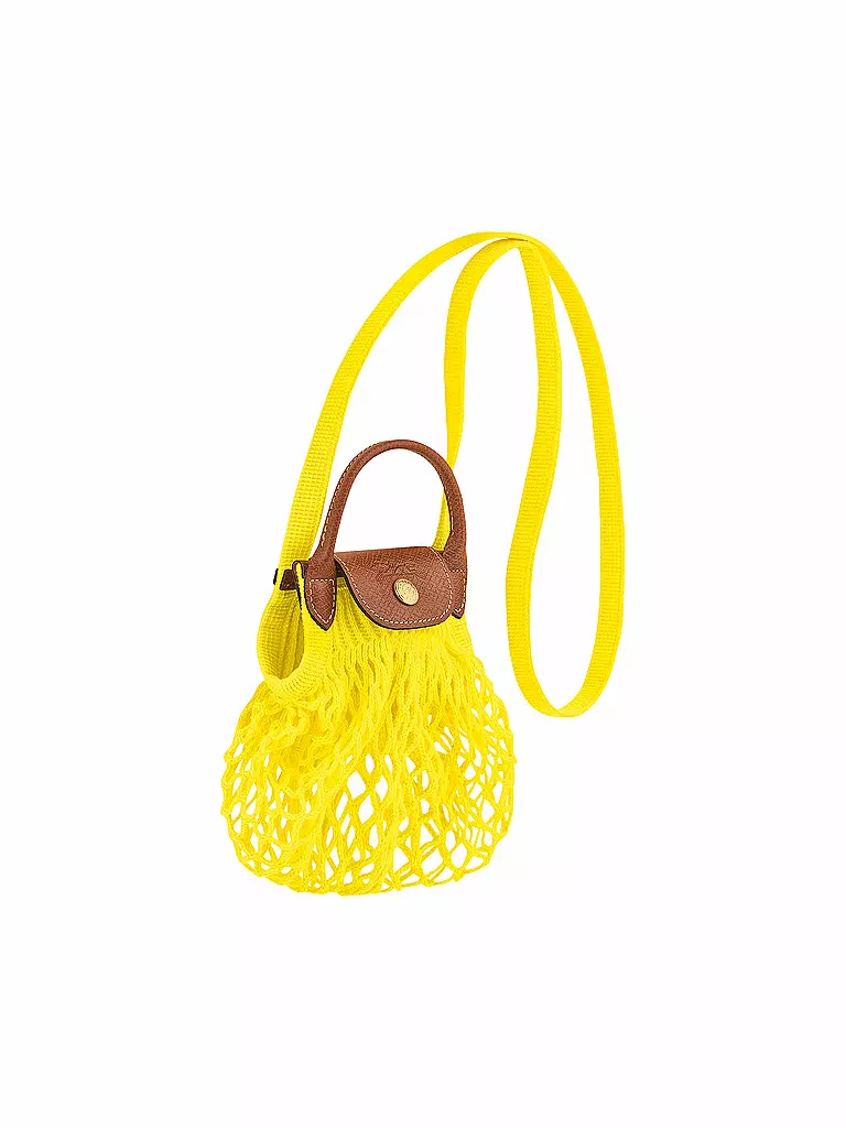 LONGCHAMP Le Pliage Umhängetasche XS, Lemon gelb
